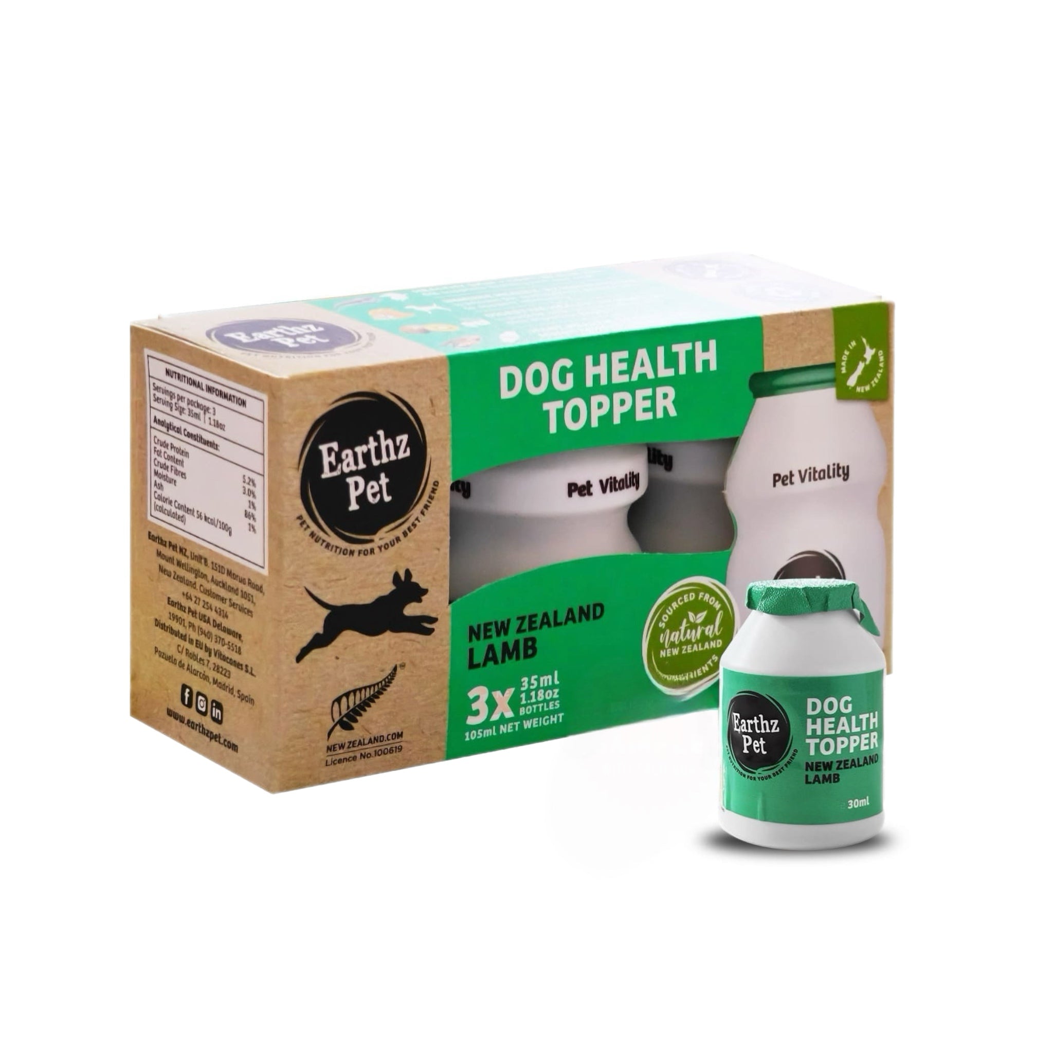 Lamb Health Topper for Dogs - THE PAW CONCEPT